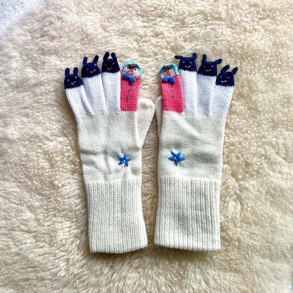 Accessories | New In Bag Kawaii Cottagecore Coquette Style Knit Gloves ...